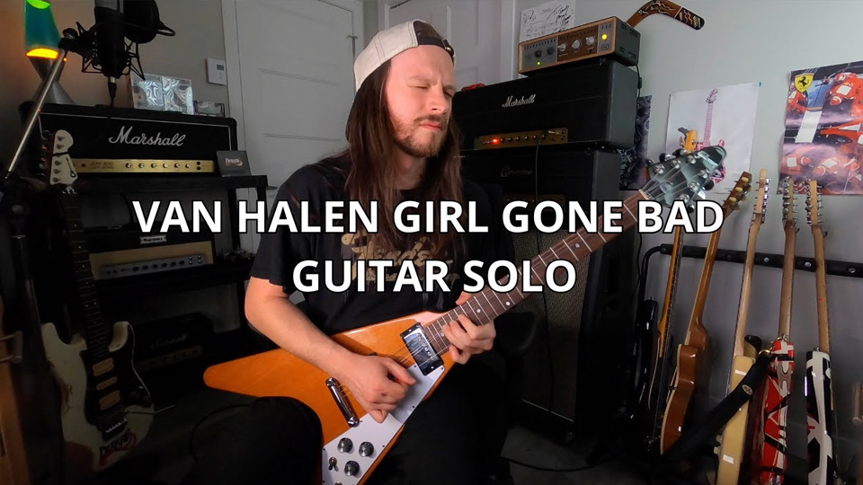 Deraps - Solo de guitare de “Girl Gone Bad” - Van Halen / Marshall ...