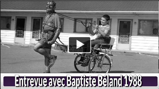 Entrevue avec Baptiste Béland (l'homme cheval) 1988 - Beauce.tv